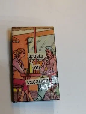 Accessories | Artists On Vacation Cafe Scene Pastel Illustration ...